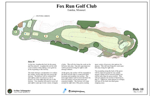 Golf Course Renovation | Fox Run Golf Club